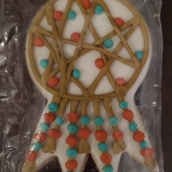 Boho Southwestern Native American Birthday Decorated Sugar Cookies ...