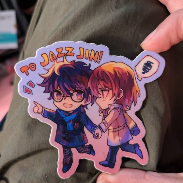 P5 Akechi & Joker Vinyl Stickers - Etsy