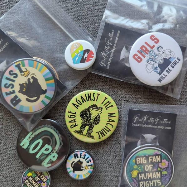 Portland Frog Button or Magnet: Resist No Kings Anti ICE Anti-fascism ...