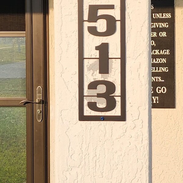 Patriotic Address Sign, Metal Flag Address Sign, Outdoor Address Sign ...