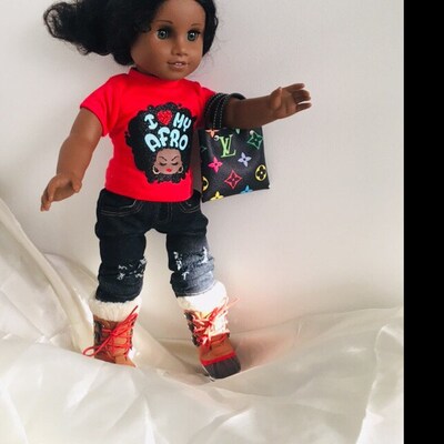 TBC Crochet Doll Pattern 18 Inch Crochet Doll Pattern Black Doll ...