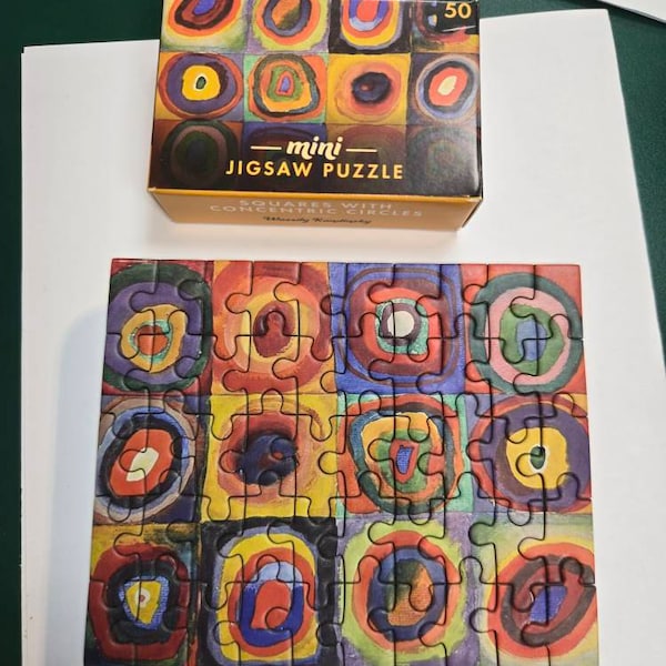 Mini Masterpiece Jigsaw Puzzle in a Matchbox - 50 Piece. Assorted Famous Paintings - Etsy