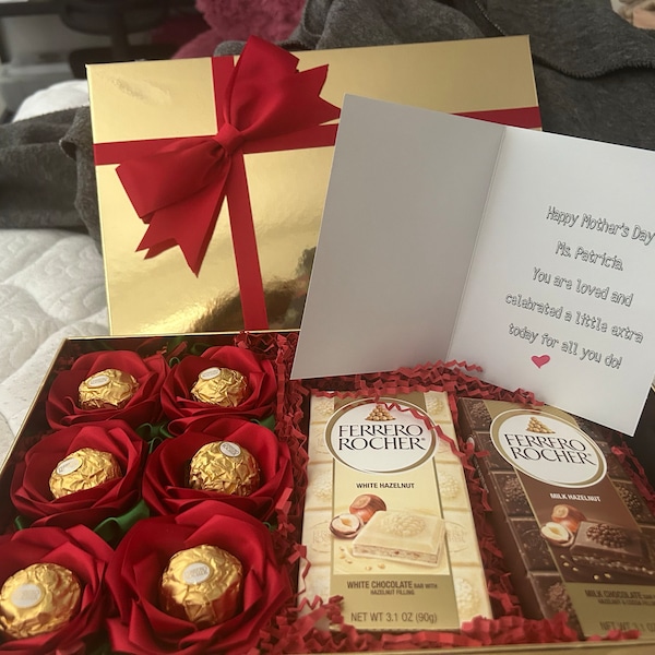 Luxury Ferrero Rocher Round Cake Giftbox. Gift for Birthday ...