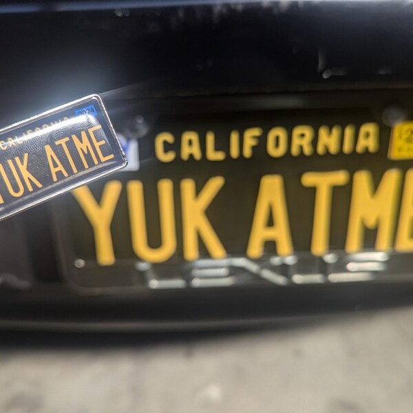 California License Plate Keychain Custom Car Keychain License Plate ...