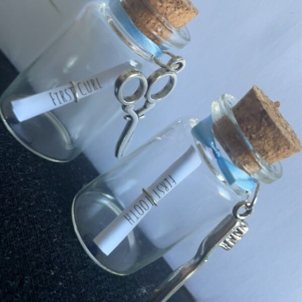 First Curl Storage Pot, First Curl Haircut Gift Pot - Etsy