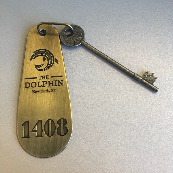 The Dolphin Hotel Room 1408 Key Replica - Etsy