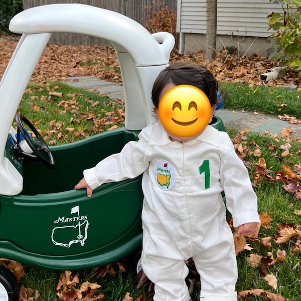 Personalized Golf Shorts-long Caddy Outfit for Kids*toddler Golf White ...