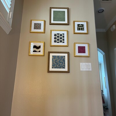 Katie Kime Metamorphosis Fabric Wall Art Butterfly Wall Hanging Textile ...