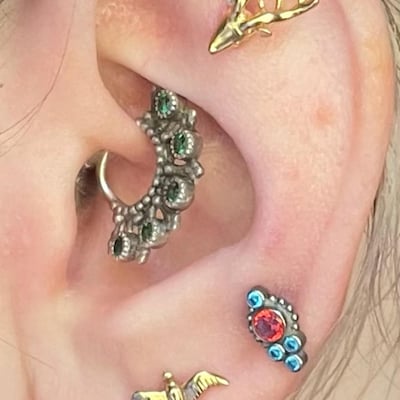 Minimal Silver Daisy Flower Nose Stud Nose Screw 20g 925 Sterling ...