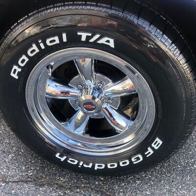 4pcs Wheel Center Cap Logo Sticker Decal Emblem 3.5 88mm CHEVY ...