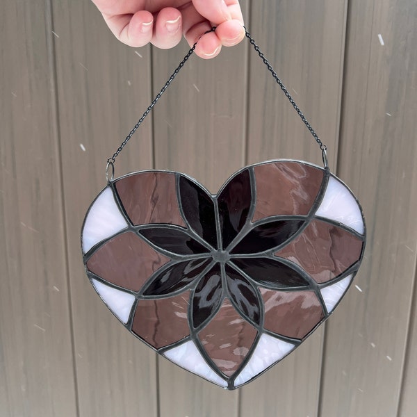 Four Stained Glass Heart Patterns - Etsy