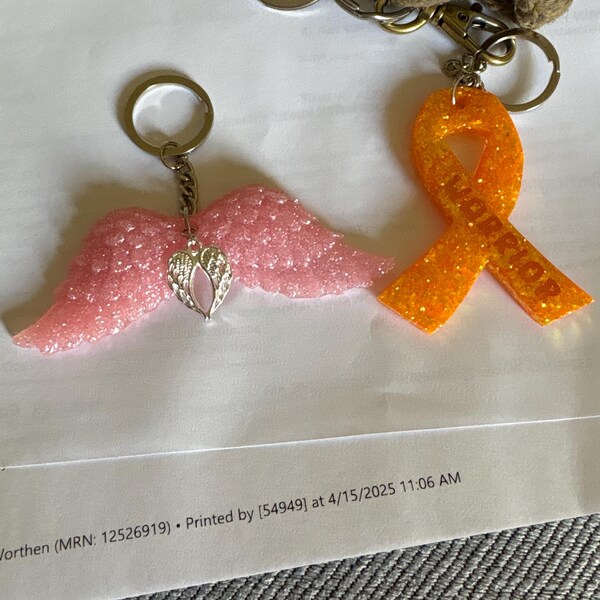 Angel Wings Keychain - Etsy