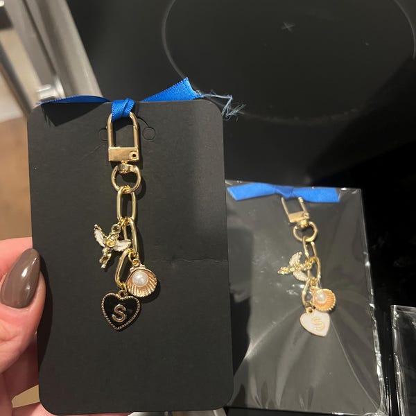 Charm Keychain, Custom Charm Car Keychain, Purse Chain Accessory ...