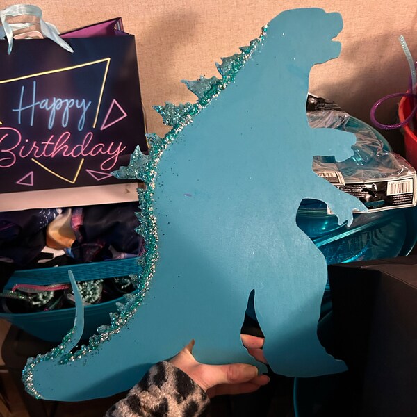 Godzilla - Laser Cut Unfinished Wood Cutout Craft Shapes - Etsy