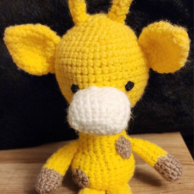 PATTERN: Plush Gemma the Giraffe Pattern Amigurumi Chunky Giraffe ...