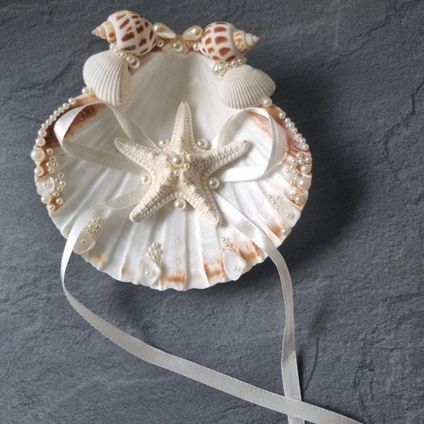 Headpiece, Seashell Hair Comb, Beach Wedding, Beach Hair Accessory ...