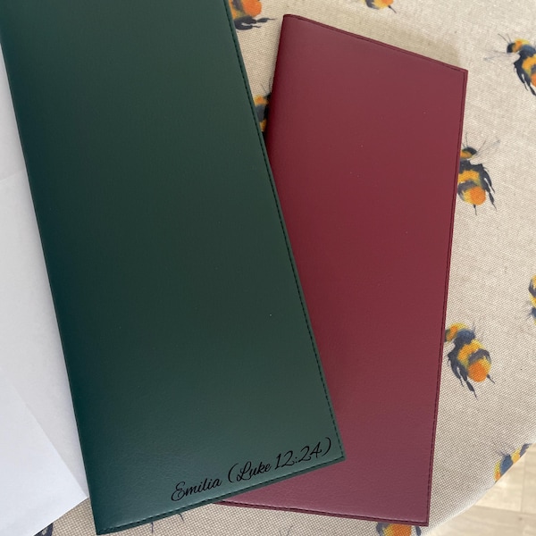 JW Leather Bible Cover New World Translation. Can Be Personalised ...