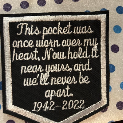 MEMORY Patch-5x5, Special Memory Quilt, Memory Pillow Shirt Patch, Iron ...