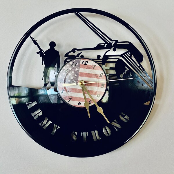 Vinyl Record Clock for Wall Ranch Cow Clock Vinyl Wall Decor Records ...