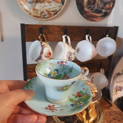 Broken Completely Mismatched Tea Cups and Saucers Vintage Tea Cups ...
