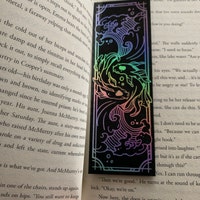Fish Pisces Ying Yang Foil Art Bookmark - Etsy