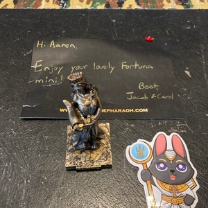 Vintage Golden Horus Mini Statue Ancient Egyptian God Horus With ...