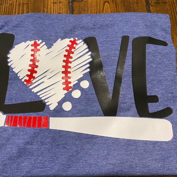 Love Baseball SVG - Cut File - DXF File - Baseball Fan Svg - Baseball ...