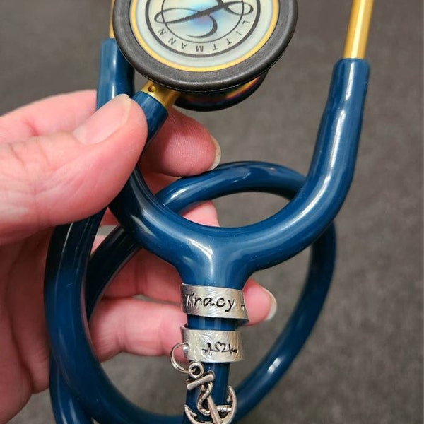 Stethoscope Charm, Stethoscope Tag Accessory, Gift for Nurse ...