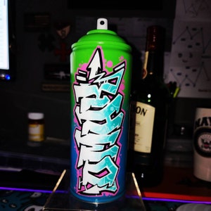 Custom Graffiti Spray Paint Can Name Letters Personalized Street Art ...