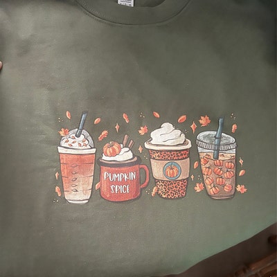 Fall Coffee Sweatshirt, Fall Sweater, Pumpkin Spice Sweatshirt, Cute ...