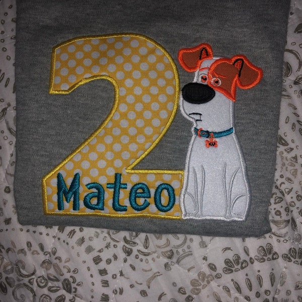 Secret Life of Pets Birthday Shirt,2nd Birthday Dog Shirt, 2nd Birthday ...