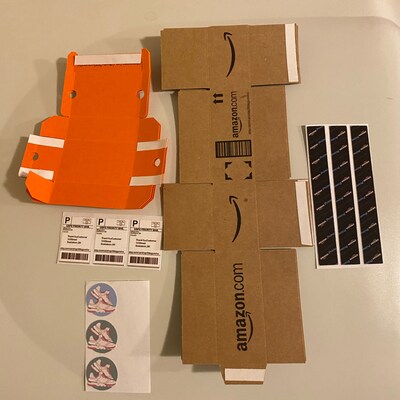 SVG File and PNG File Amazon Box Ornament for Cricut Cutting Machine - Etsy