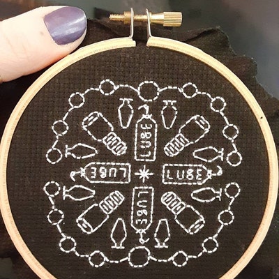 Middle Finger Cross Stitch Pattern INSTANT DOWNLOAD - Etsy