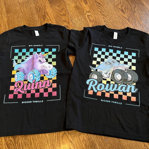 Monster Trucks Posters, Art Print, Monster Jam Prints, Boys Room Decor ...