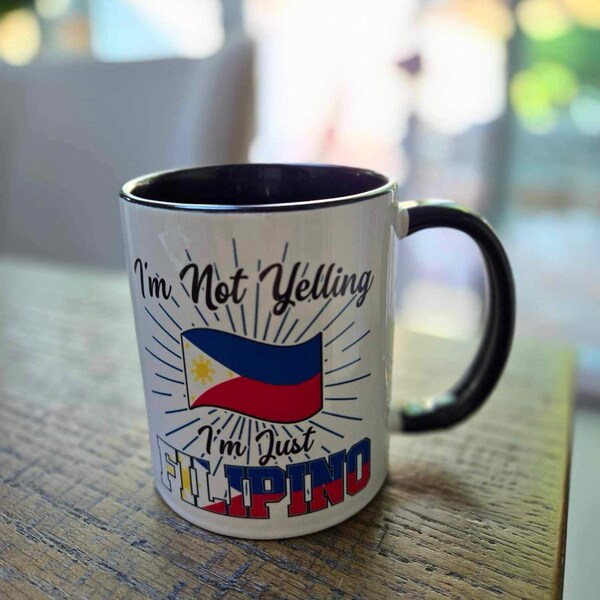 Filipino Mug, Philippines Coffee Cup, Funny Filipino Gift, Present for ...