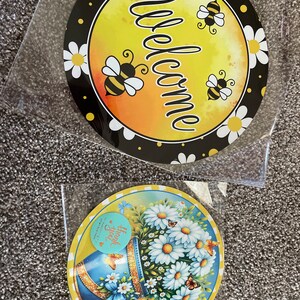 Daisy Flowers Sign, Spring Summer Sign, Wreath Sign, Home Decor Sign - Etsy