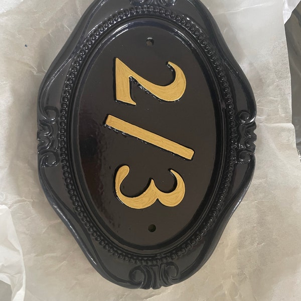 Vintage Address Sign, House Sign, House Number, Address Plaque, House ...