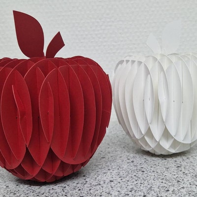 PDF, SVG, Studio Template Fruit Pop Up, 3D Papercut Sliceform Popup ...