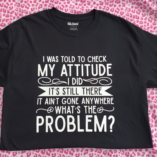 Attitude Problem Svg & Dxf Cut Files, Adult Humor Svg, Funny Adult Svg ...