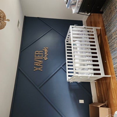 Stacked Custom Name Sign First & Middle Name Sign Wood Name - Etsy