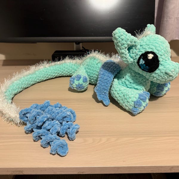 Jupiter the Dragon | PDF Crochet Amigurumi Pattern - Etsy