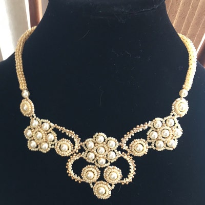 CHIMERE Beaded Necklace Beading Tutorial Beadweaving Pattern Seed Bead ...