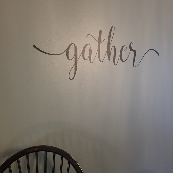 Gather Wall Decal Living Room Dining Room Family Decor Gather Wall ...