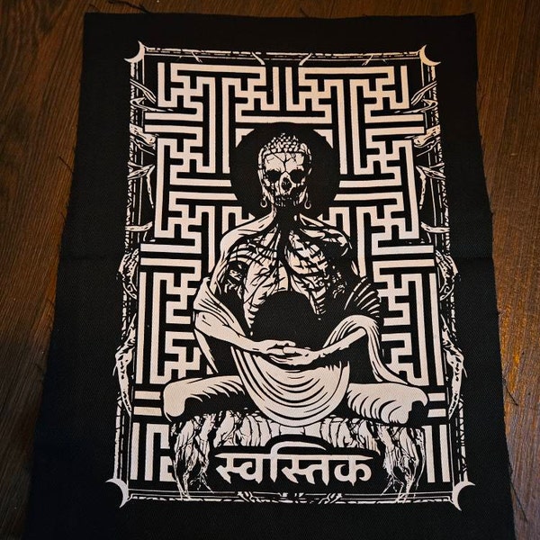 Enneagram Odin Backpatch,anti Religion Pagan Clothing,anti Cross ...