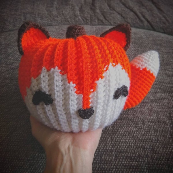 CROCHET PATTERN X Crochet Fox Pumpkin, English Written Pattern, PDF ...