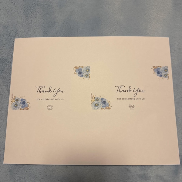 EDITABLE TEMPLATE 2" Circle Round Favor Label, Royal Blue Floral ...