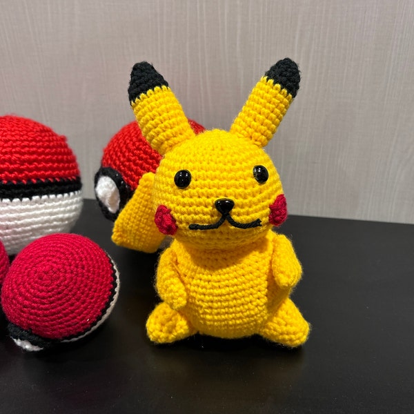Crochet PDF Pattern - Super Easy Tutorial Cute Pikachu Amigurumi ...