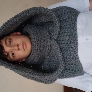 Matrixx Hood Crochet Pattern Hooded Cowl Available in 5 Languages ...