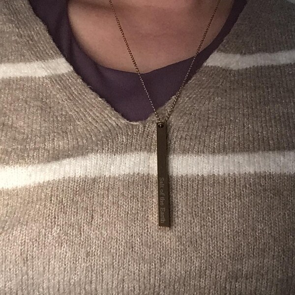 Poppy Disc Necklace - Etsy