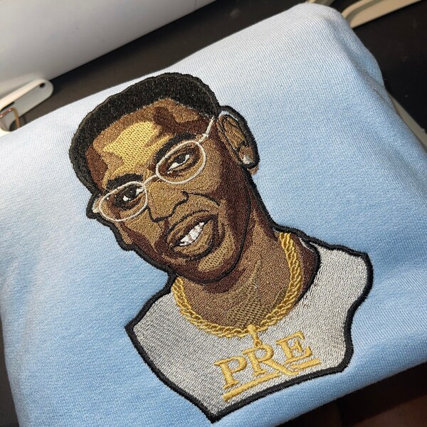 Rapper #4 Embroidery File Multiple Size Dst,jef,pes,xxx,vp3,hus,sxp,csd ...